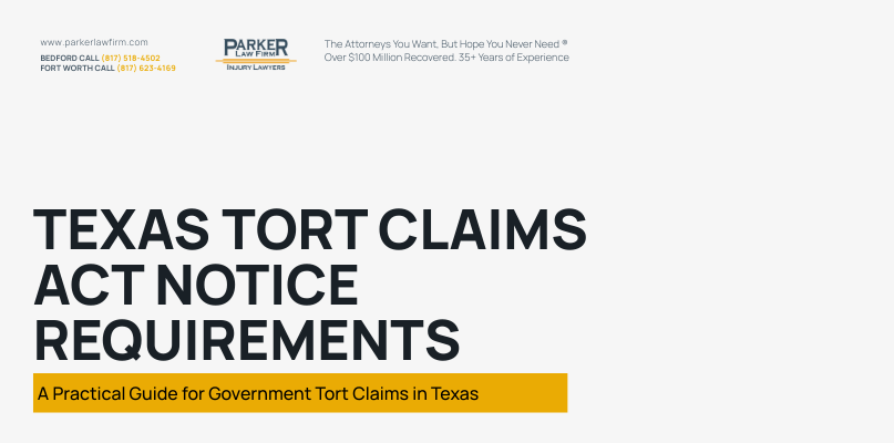 Texas Tort Claims Act Notice Requirements: A Practical Guide for ...